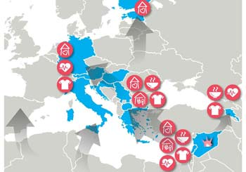 Refugee Crisis Emergency Response Infographic