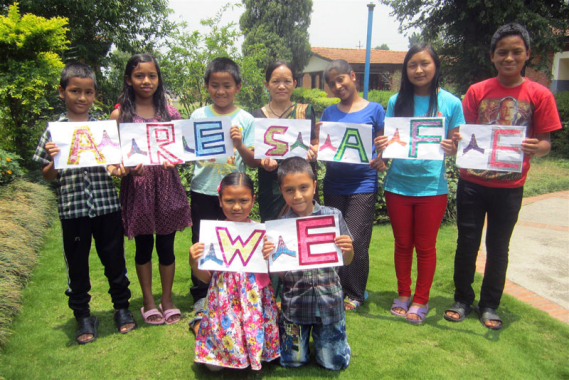 Girl Orphaned by Earthquake Welcomed into SOS Village in Sanothimi, Nepal